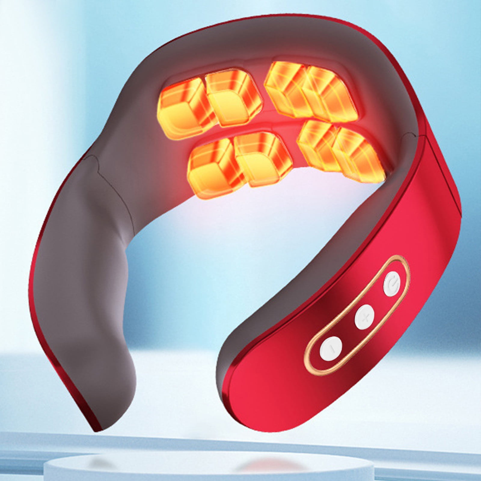 Cervical Spine,9-Gear Neck and Shoulder,Hot Compress,USB Rechargeable ...