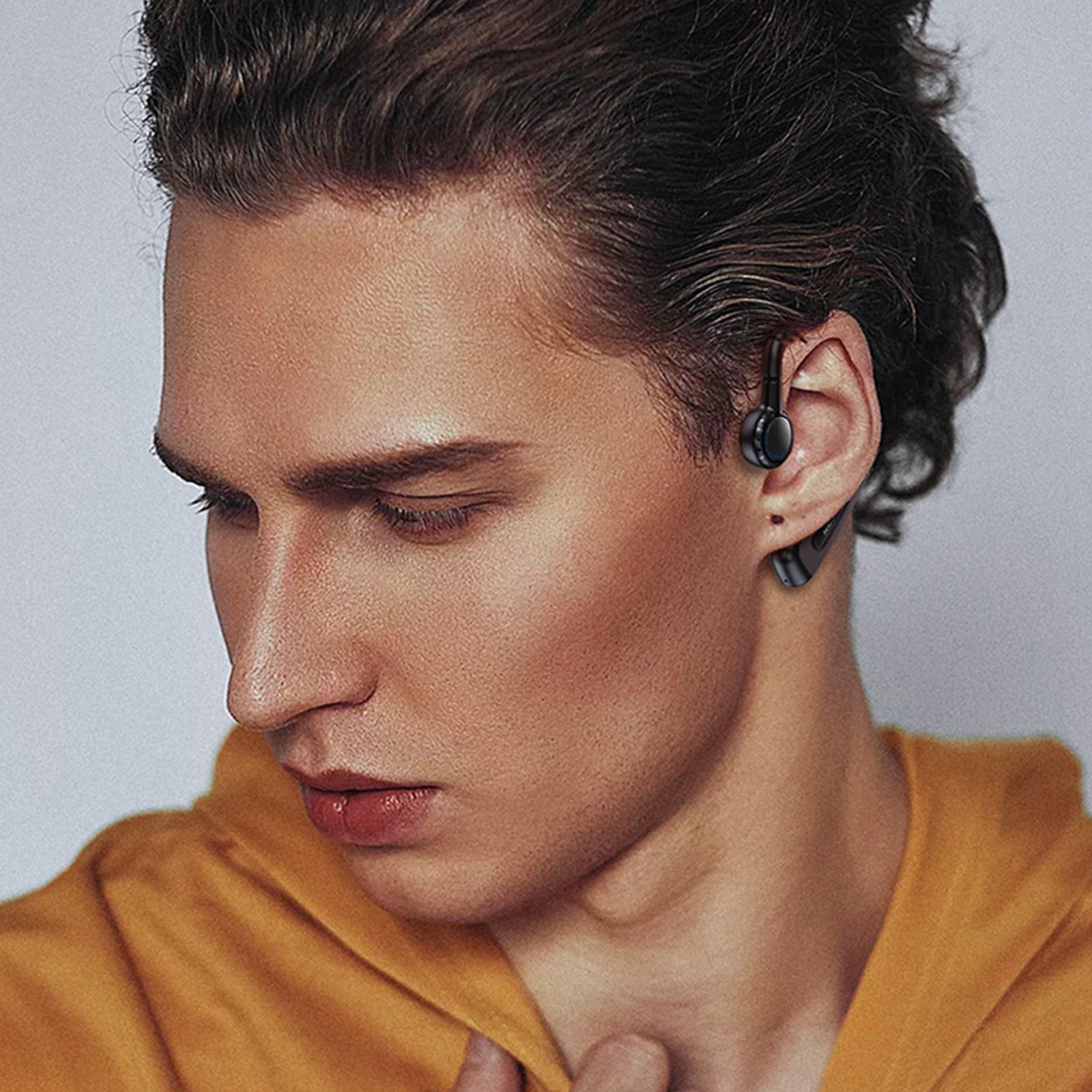 Rwvbm Open Ear Headphones Bluetooth Headphones,Built-In Mic Ergonomic ...