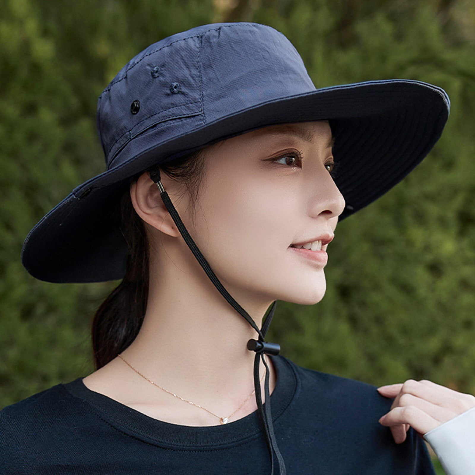 Lightall Outdoor Breathable Fisherman Hat With Large Eaves,Sun ...