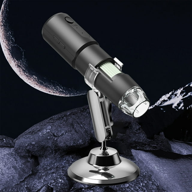 Rwvbm Portable WiFi Digital Microscope-1000x Magnification 8 LED Lights ...