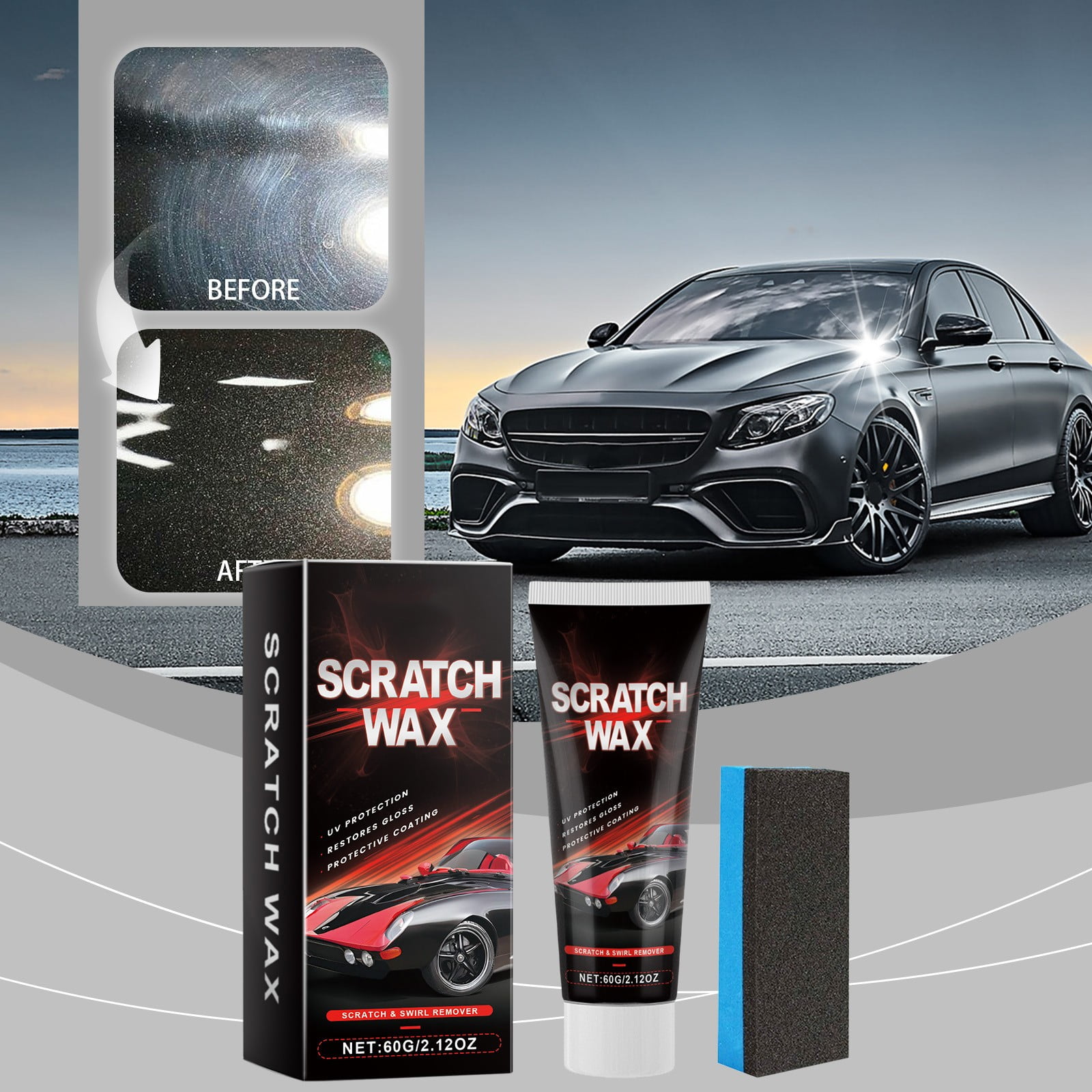Rwvbm Savings under $15 Vehicle Care Polishing Paste Car Scratch Wax ...