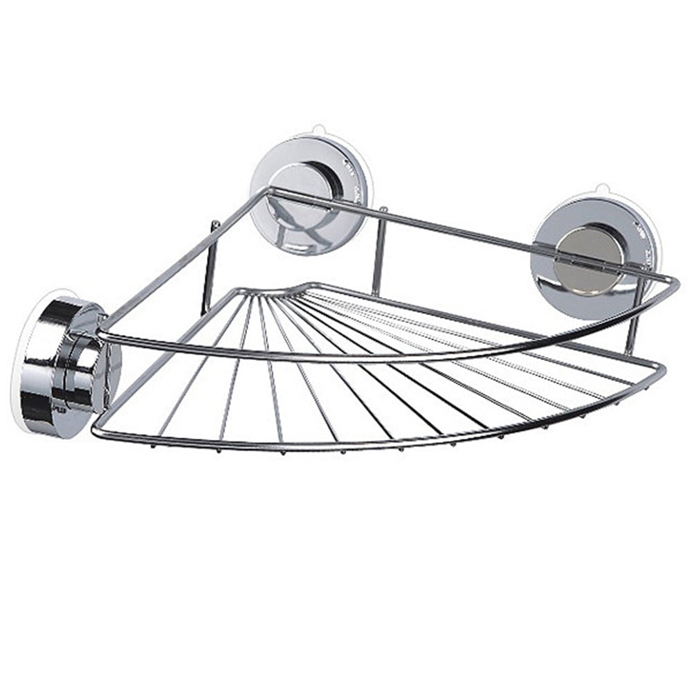 Corner Shelf,Stainless Steel Shower Basket,Strong Sucker Design,No ...
