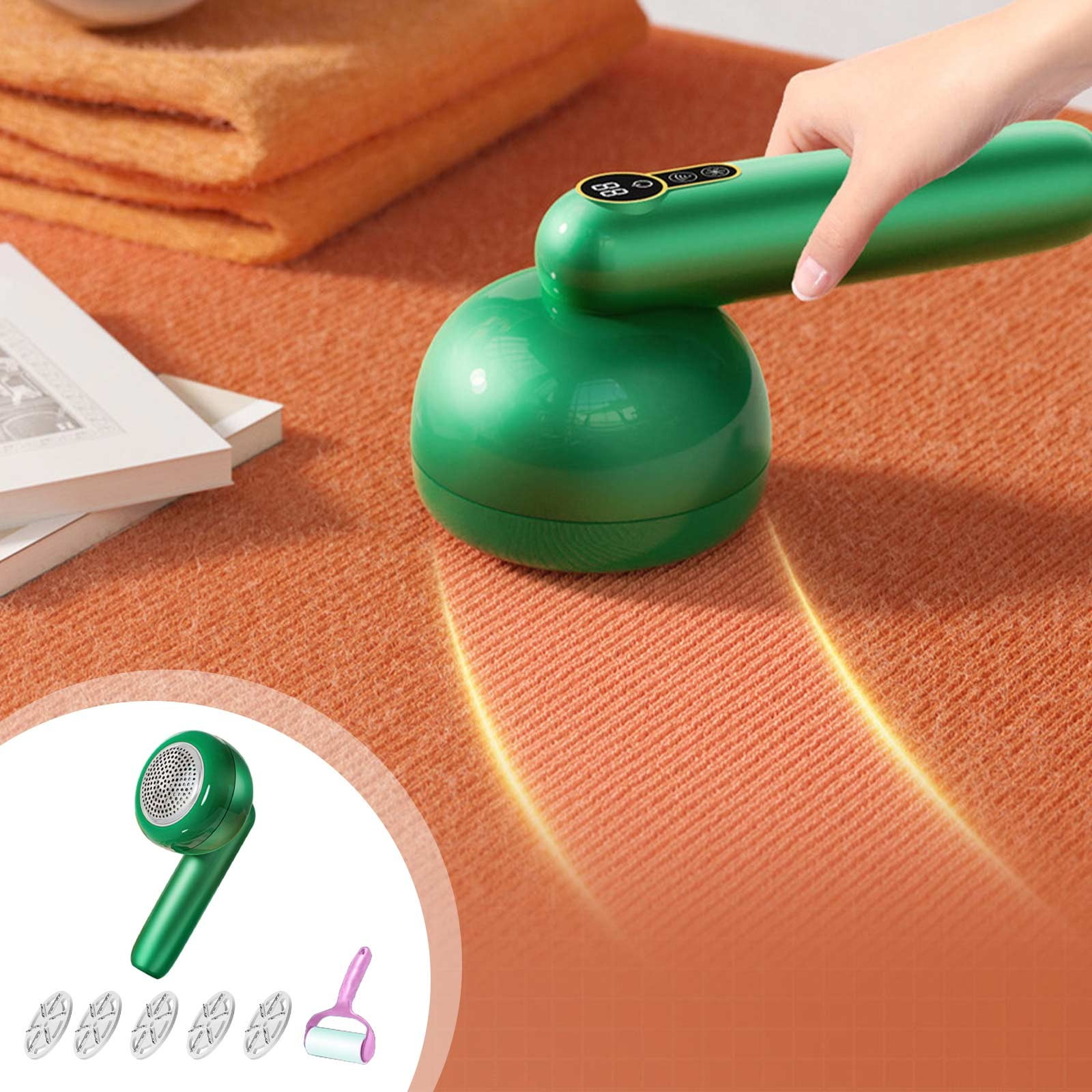 Rwvbm Shower Cleaner Brush,Fabric Shaver Hair Remover Rechargeable Hair ...