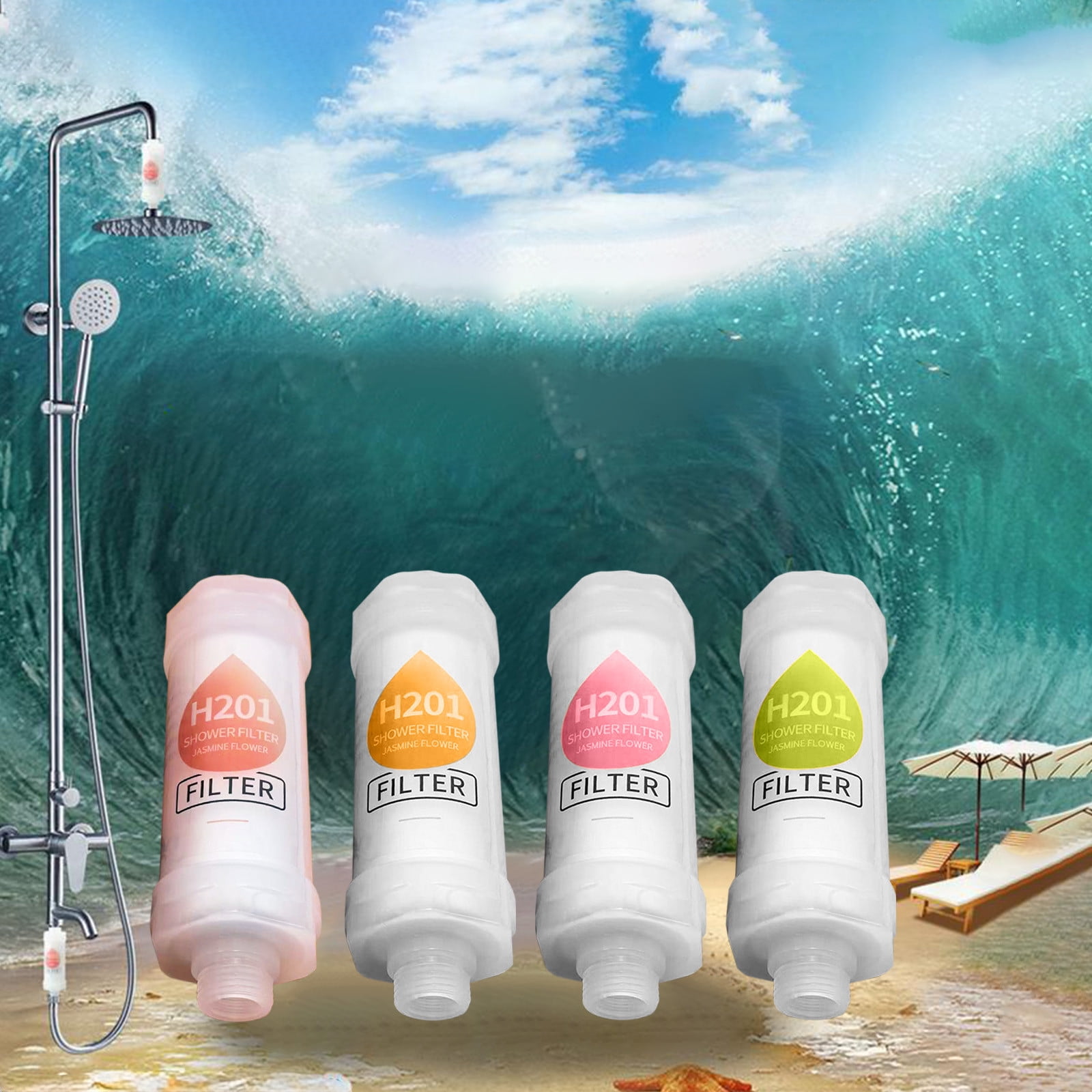 Shower Filter,Universal Water Purifier,Vitamin C Infused Descaling ...