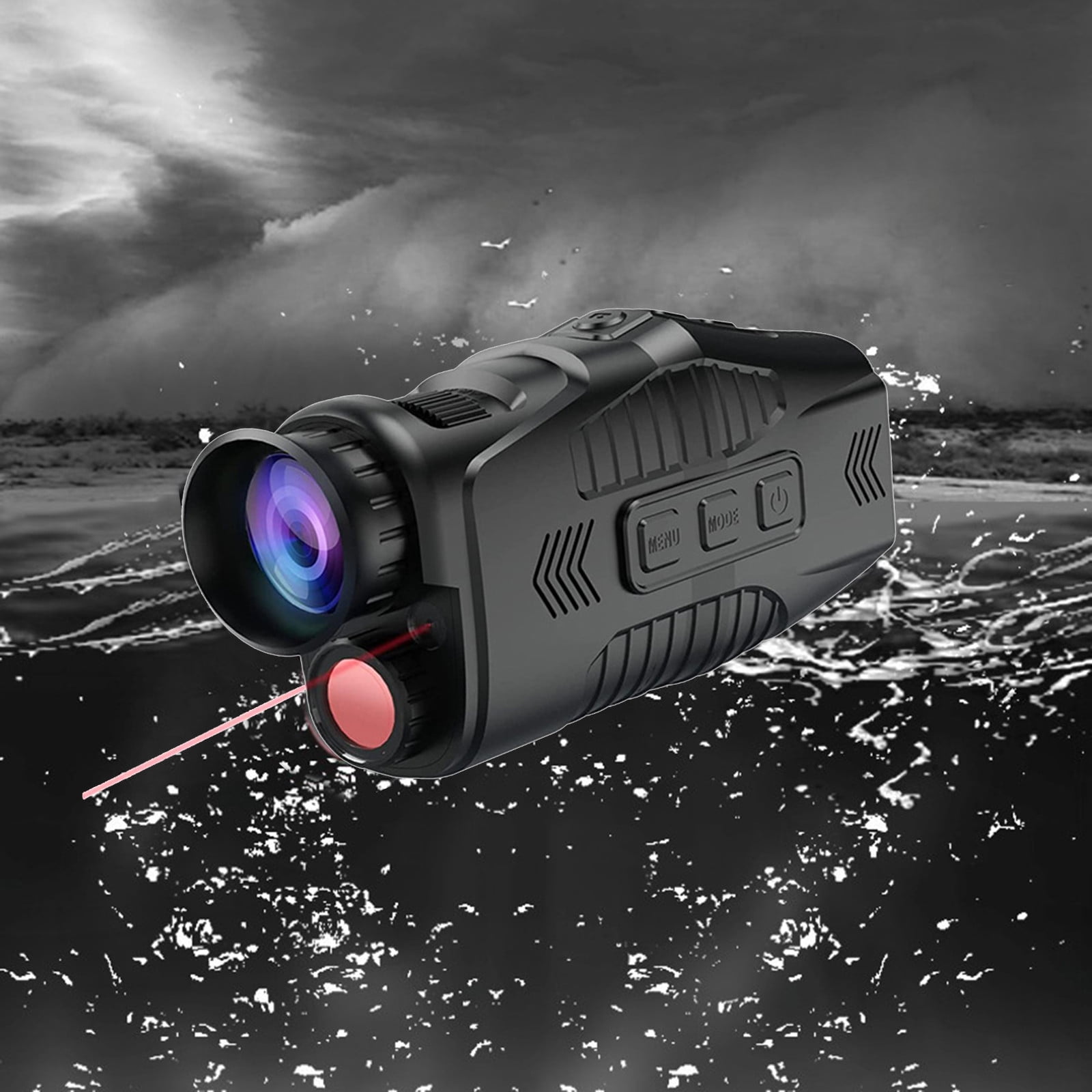 Rwvbm Thermal Monocular,Night Vision Monocular Record Videos Day and ...