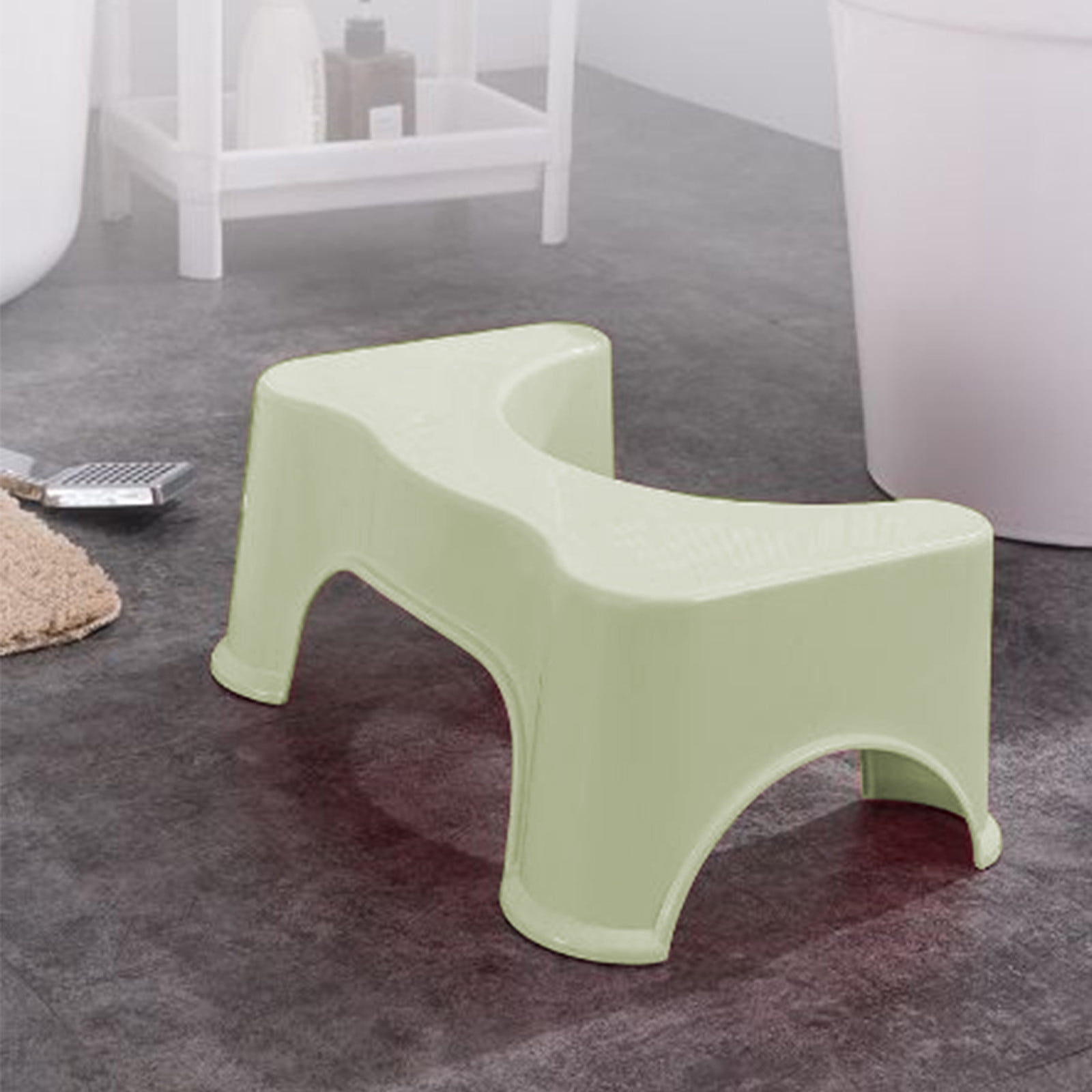 Rwvbm Toilet Stool,Toilet Stool Squatting Poop Stool Bathroom Potty ...