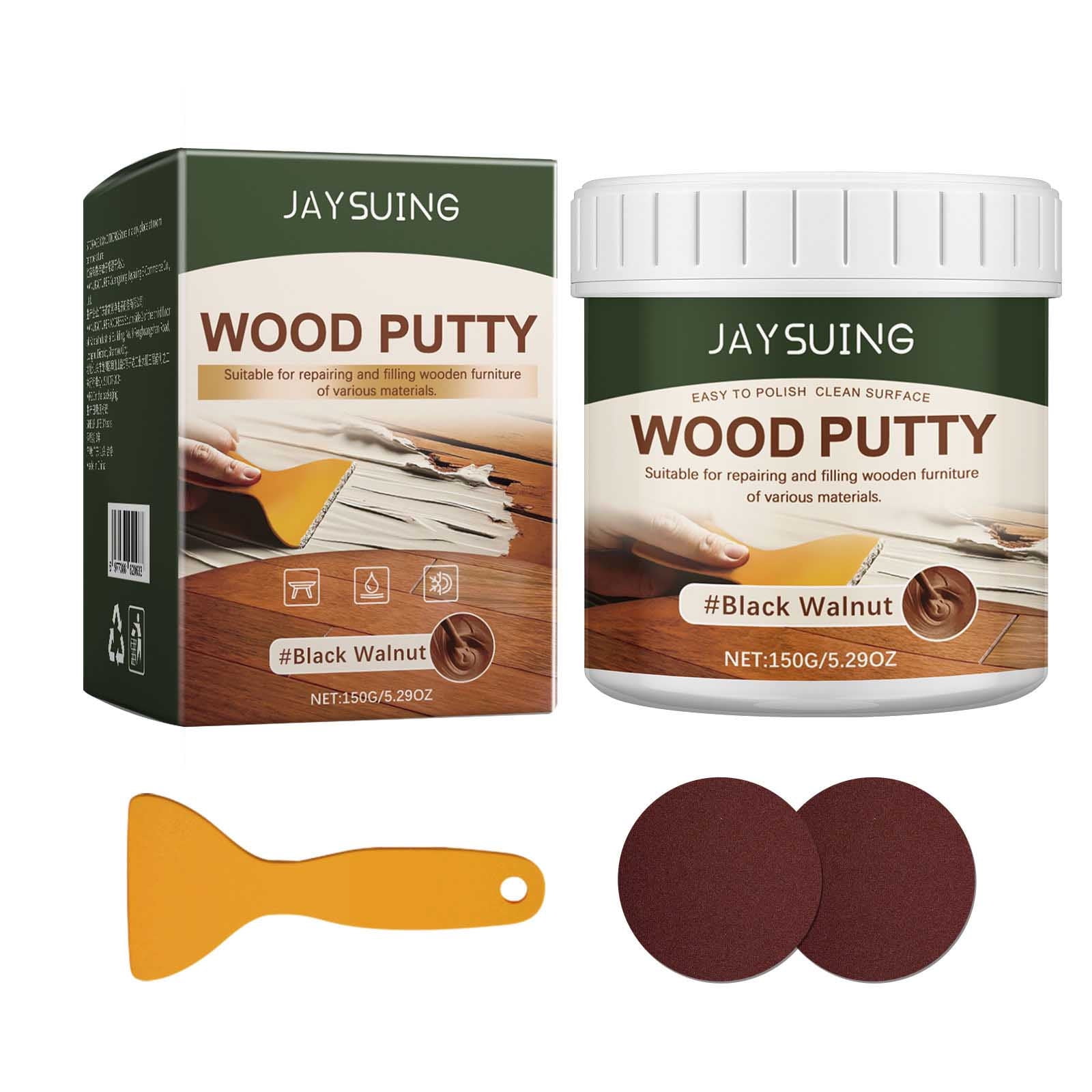 Rwvbm Wood Repair Paint Multi-Purpose Water-Based Filler for Cracks ...