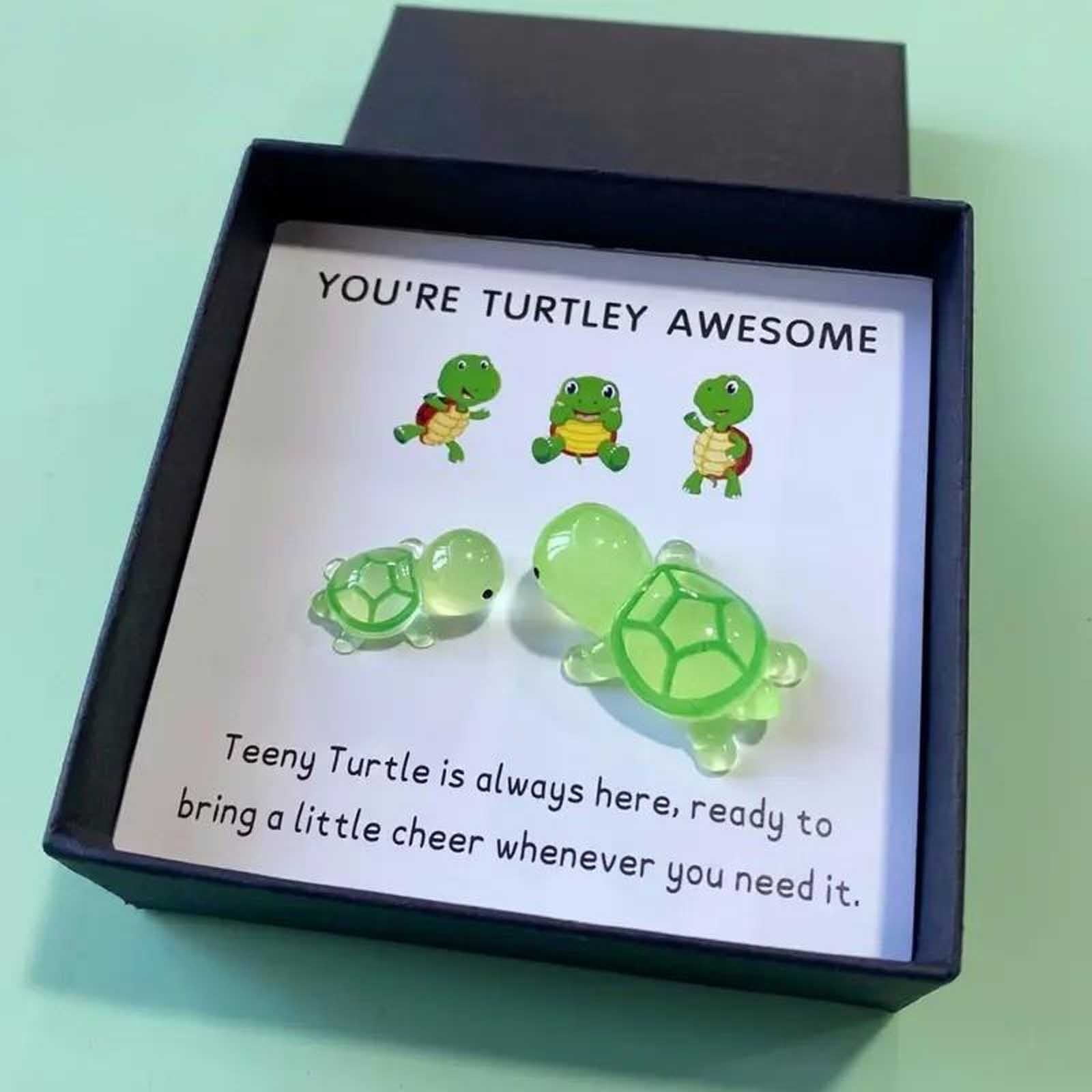 Rwvbm "You're Turtley Awesome" Turtle Gift Box Set - Plastic & Paper ...