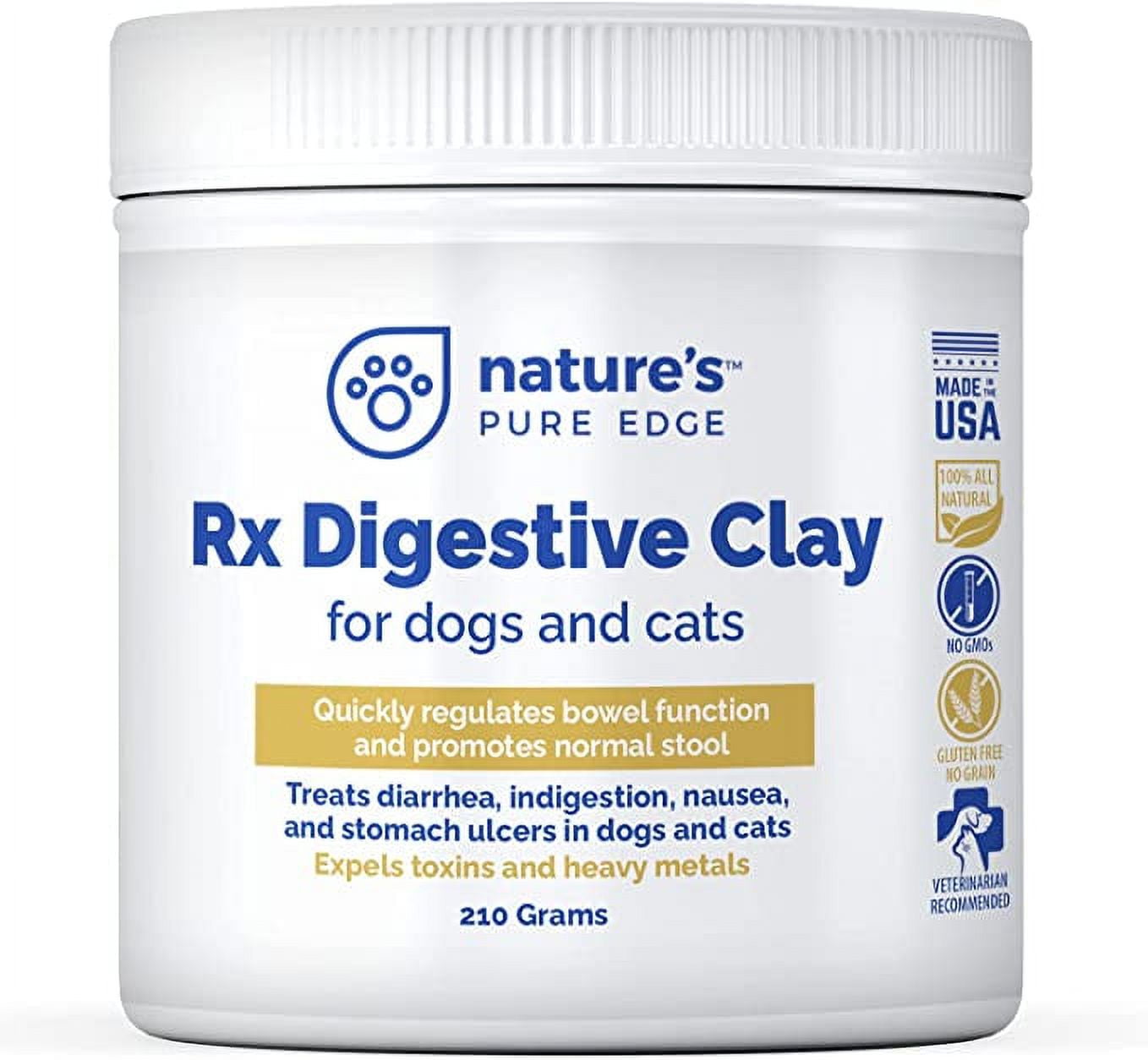 Rx Clay for Digestion for cat and Dog Stomach Relief. Cat and Dog Anti ...