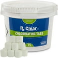 Rx Clear 1" Stabilized Chlorine Tablets for Use in Swimming Pools and ...
