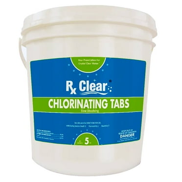 Rx Clear Granular Chlorine for Swimming Pool and Spa - 5 lb Bucket ...