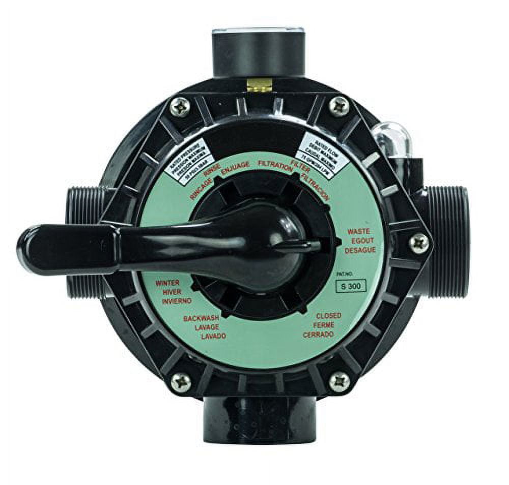 Rx Clear Backwash Valve SP-714T Replacement Multiport Valve for Hayward ...