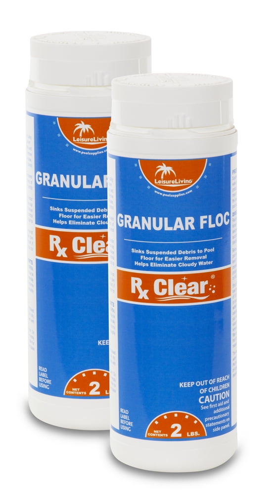 Rx Clear Granular Floc Clarifier for Swimming Pools and Spas, 4 lbs - Walmart.com