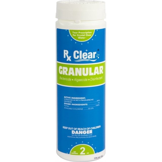 Rx Clear Chemical Cleaner Chlorine - Granular Swimming Pool Sanitizer ...