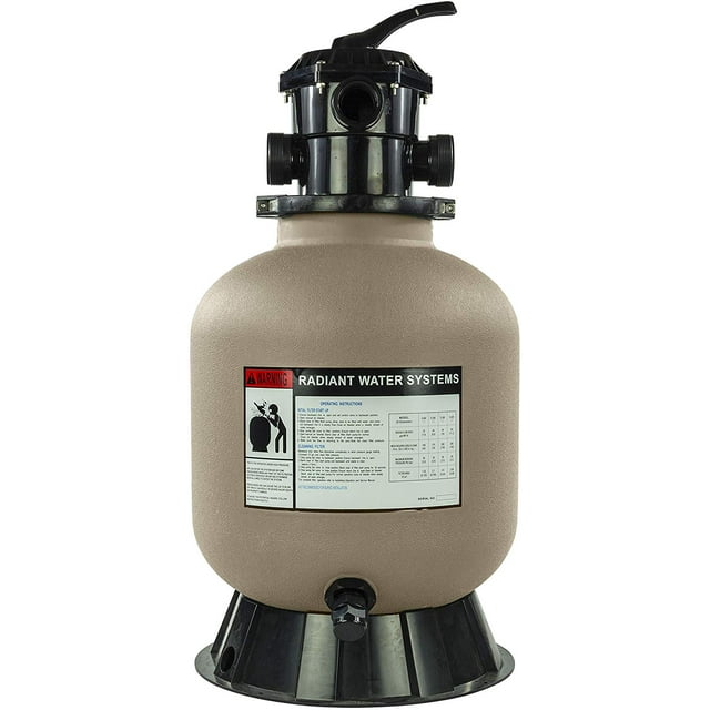 Free Shipping! \Rx Clear Radiant 16\\ Pool Sand Filter with 6 Position ...