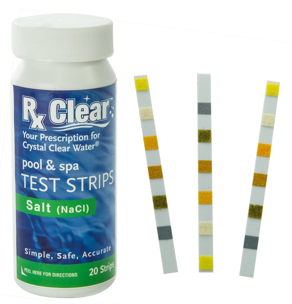 Rx Clear Salt Test Strips - 20 CT - Walmart.com