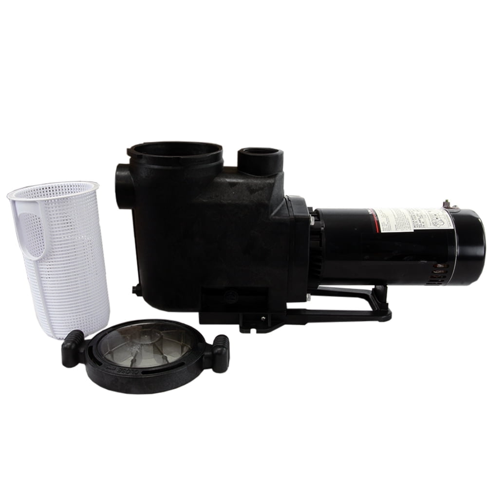 Rx Clear Silent-Flow 1-1/2 HP In-Ground Swimming Pool Pump with 2 ...
