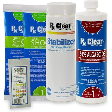 Rx Clear Granular Chlorine for Swimming Pool and Spa - 5 lb Bucket ...