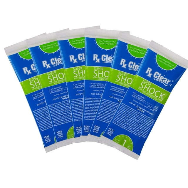 Free Shipping! Rx Clear Super Shock 68% Calcium Hypochlorite Pool Shock ...