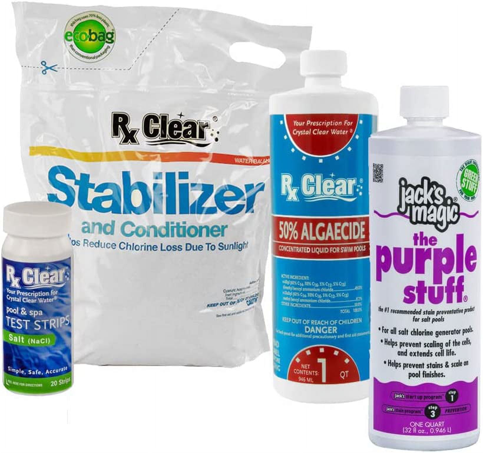 Rx Clear Swimming Pool Salt Water Generator Opening Kit | for Above or ...