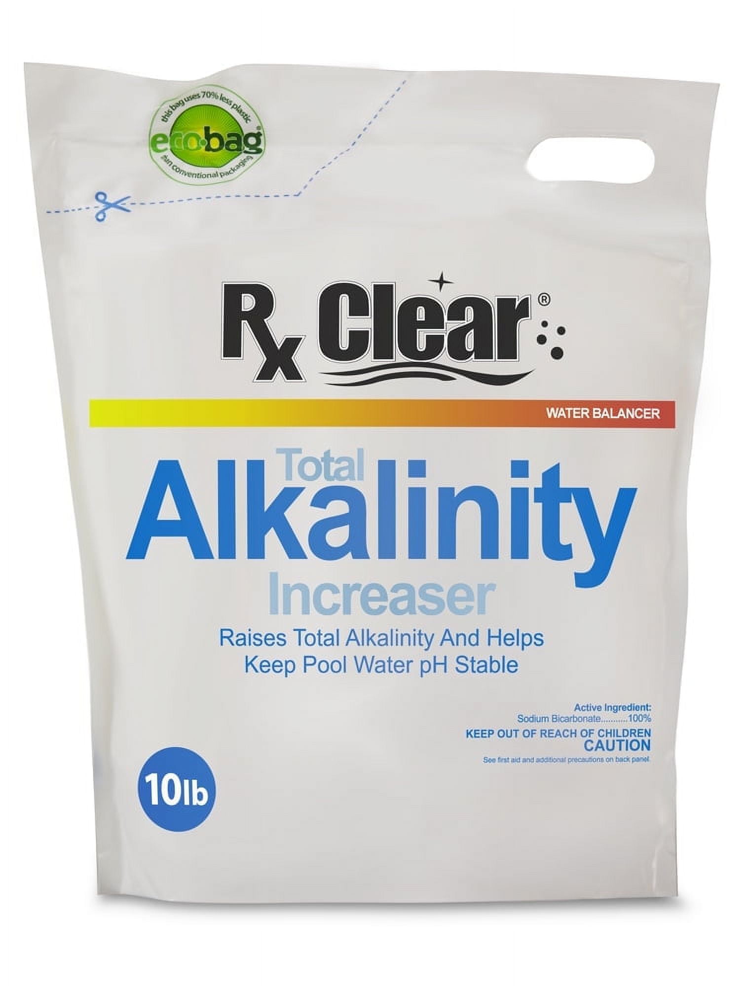 Rx Clear Total Alkalinity Increaser for Swimming Pools, Sodium ...