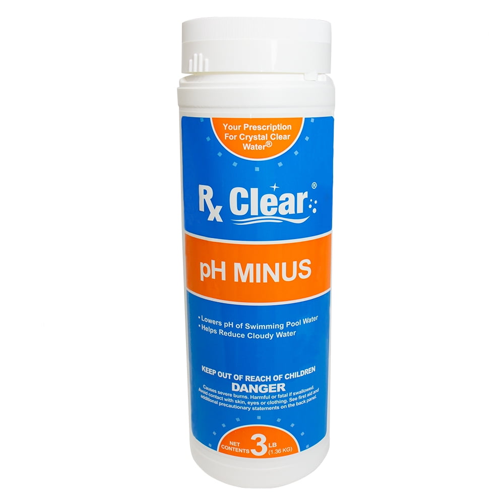 Rx Clear pH Minus Water Balancer for Swimming Pools, Granular Sodium ...