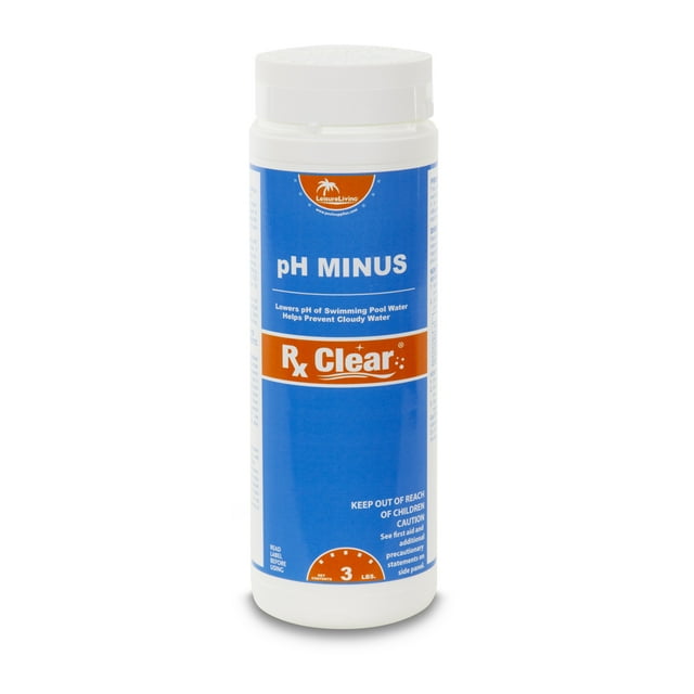 Rx Clear pH Minus Water Balancer for Swimming Pools, Granular Sodium ...