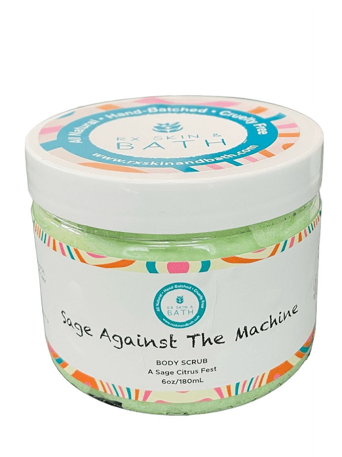 Rx Skin & Bath Sage Against The Machine Natural Body Scrub - Sage and ...