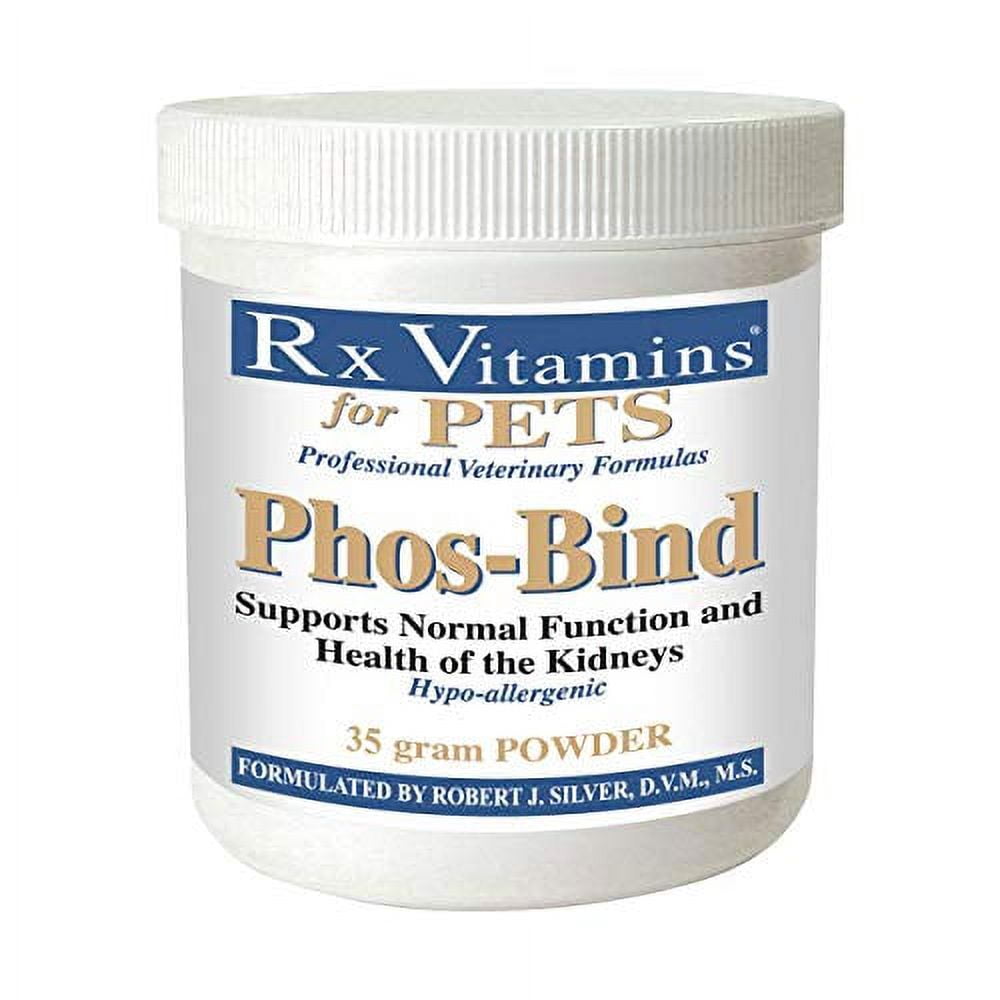 Rx Vitamins For Pets - Phos-Bind 35 gm Powder, Dog Supplement for ...