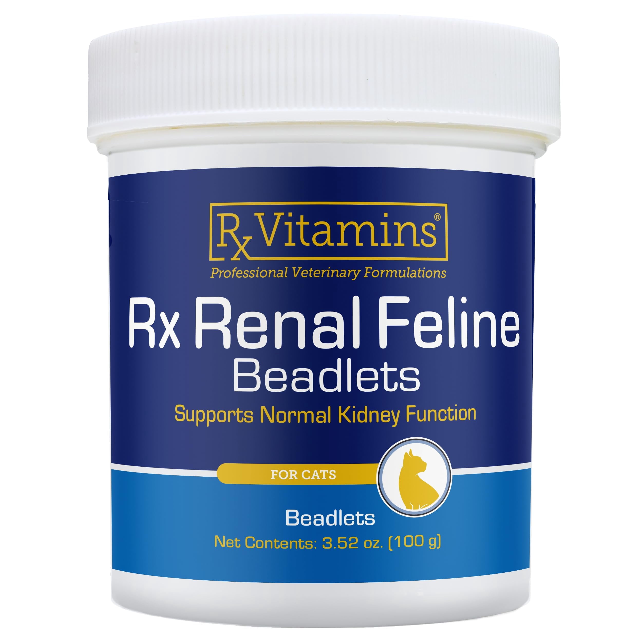 Rx Vitamins Renal Feline Beadlets - Cat Kidney Support with Astragalus ...
