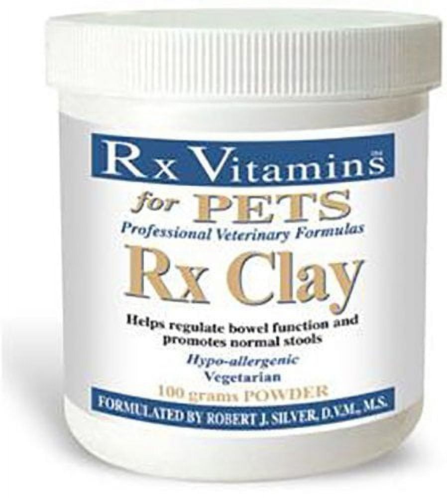 Rx Vitamins Rx Clay Powder for Pets - Anti Gas & Anti Diarrhea for Dogs ...