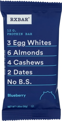 RxBar Protein Bar Blueberry 1.8 oz (Pack of 12) - Walmart.com