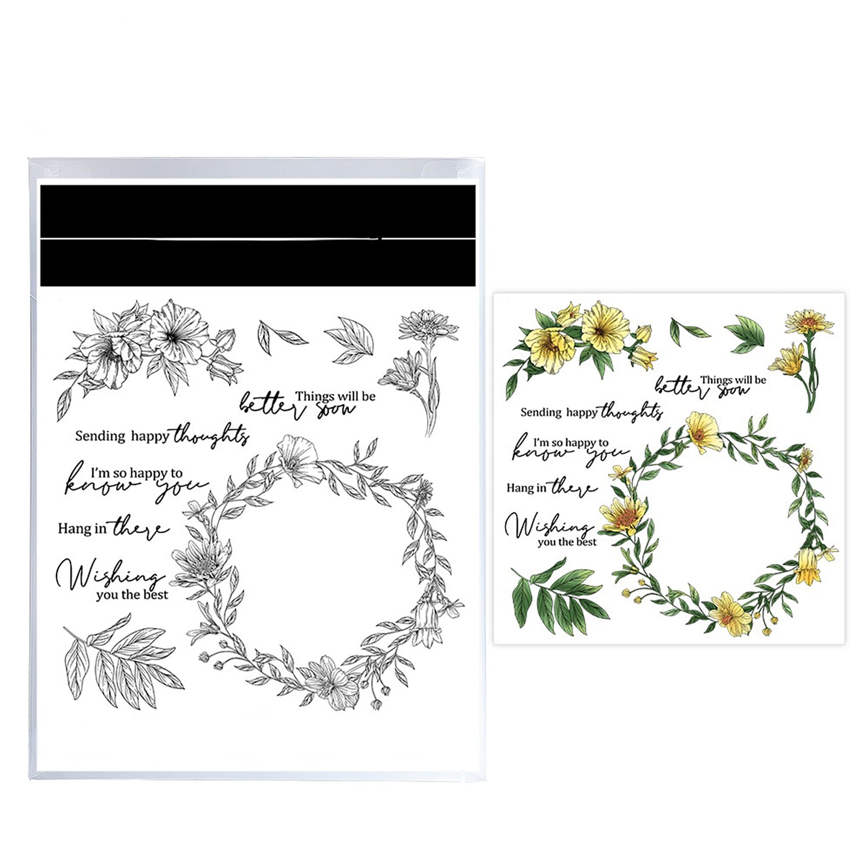 Rxuiael Stamps and Cutting Dies Sets for 2025-2026 Stamps Dies Card ...