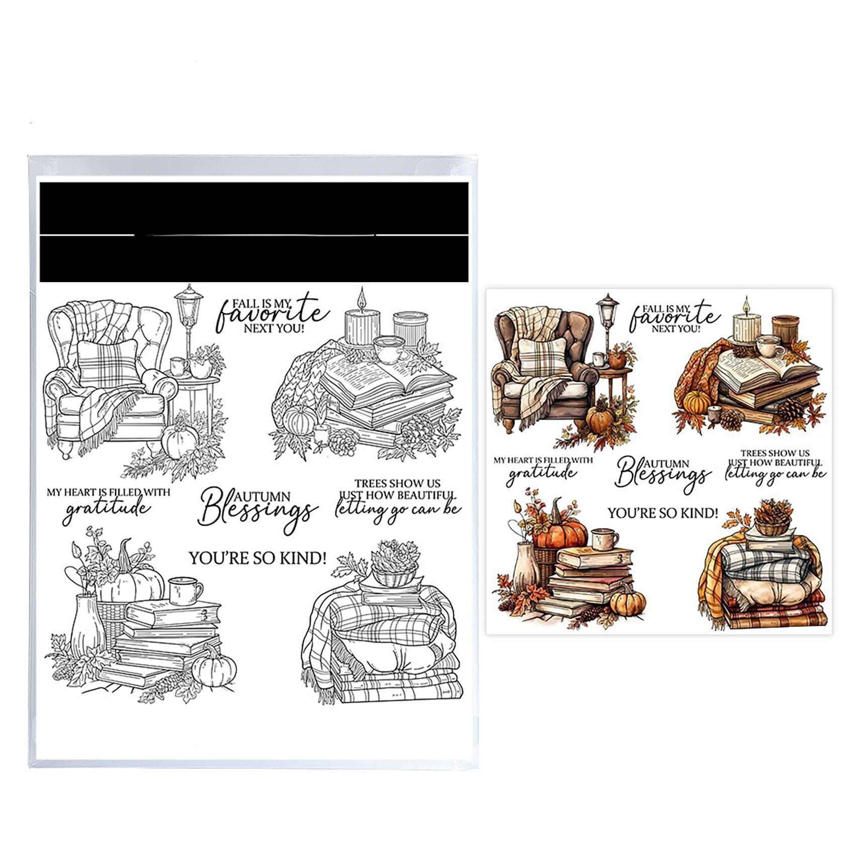 Rxuiael Stamps and Cutting Dies Sets for 2025-2026 Stamps Dies Card ...