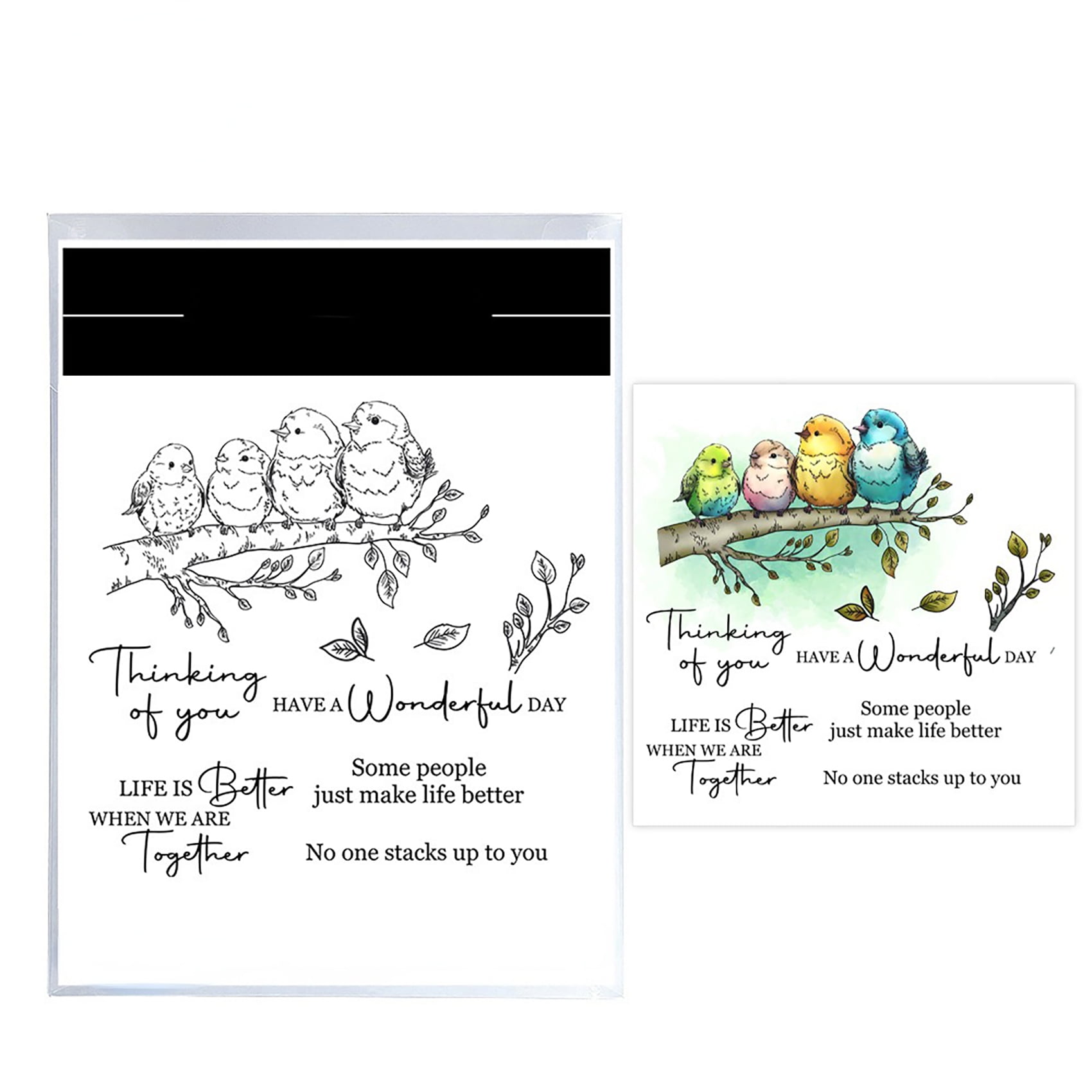 Rxuiael Stamps and Cutting Dies Sets for 2025-2026 Stamps Dies Card ...