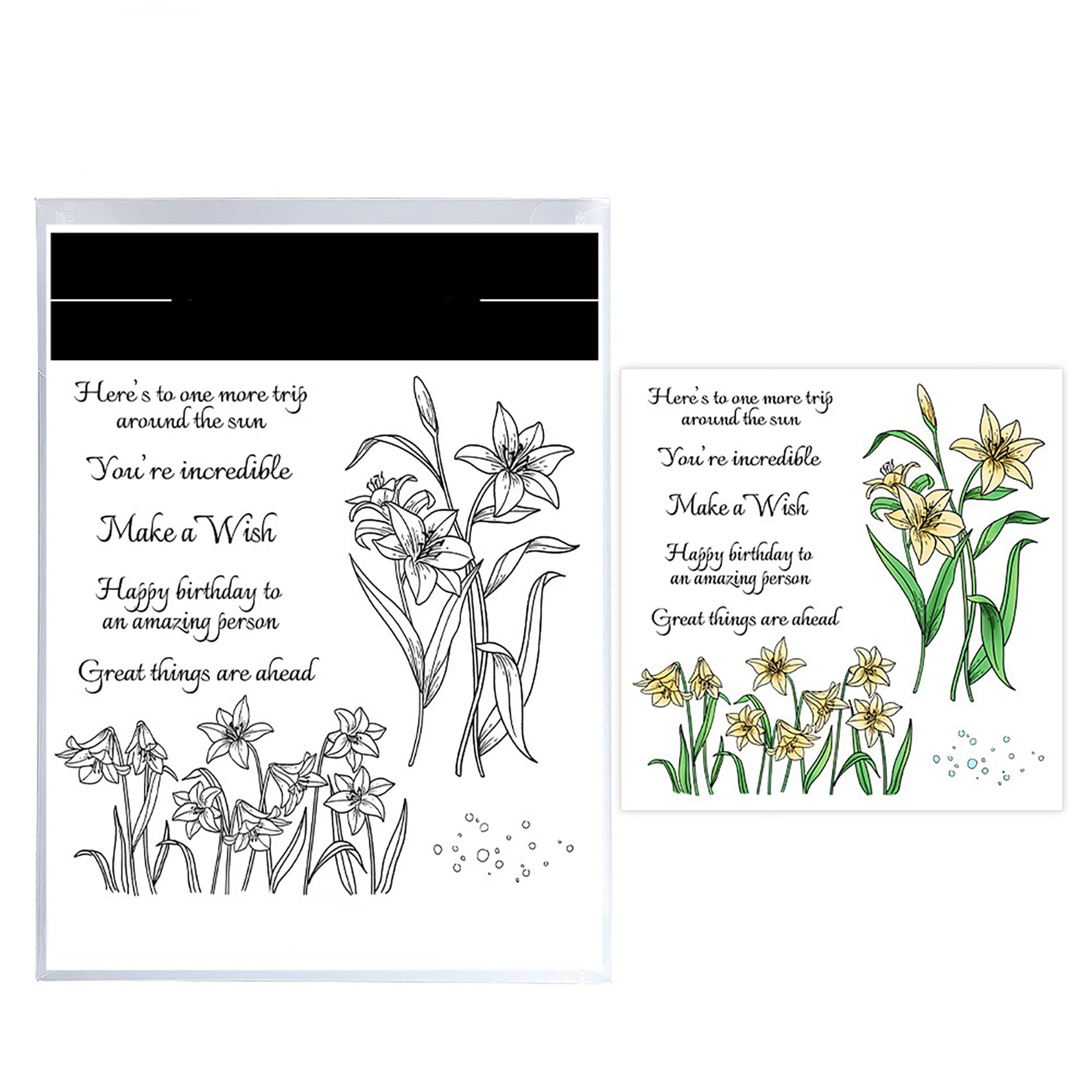 Rxuiael Stamps and Cutting Dies Sets for 2025-2026 Stamps Dies Card ...