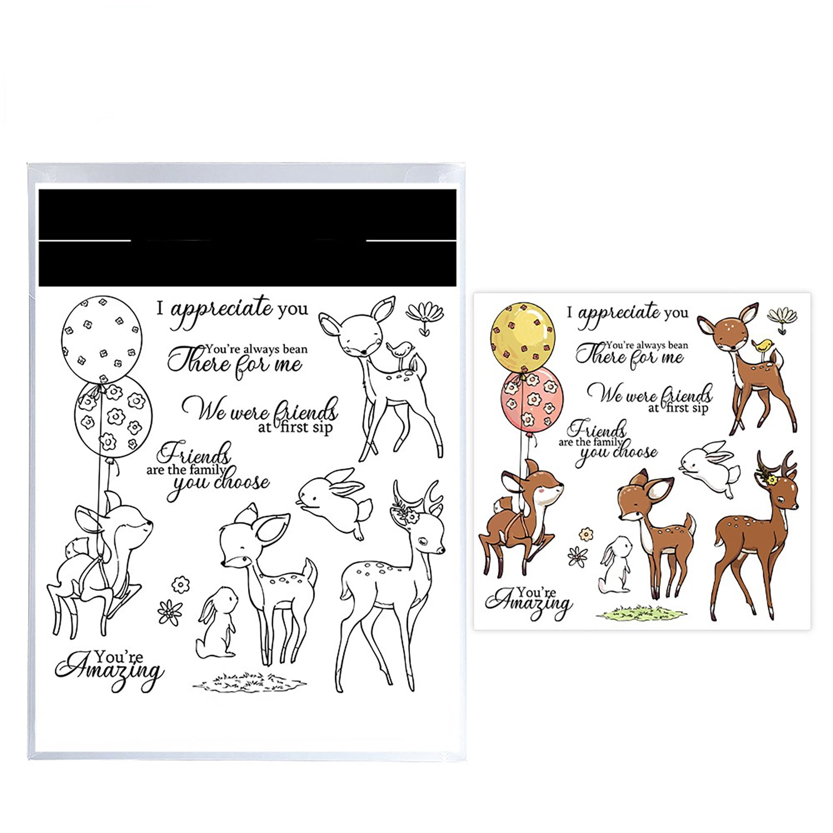Rxuiael Stamps and Cutting Dies Sets for 2025-2026 Stamps Dies Card ...