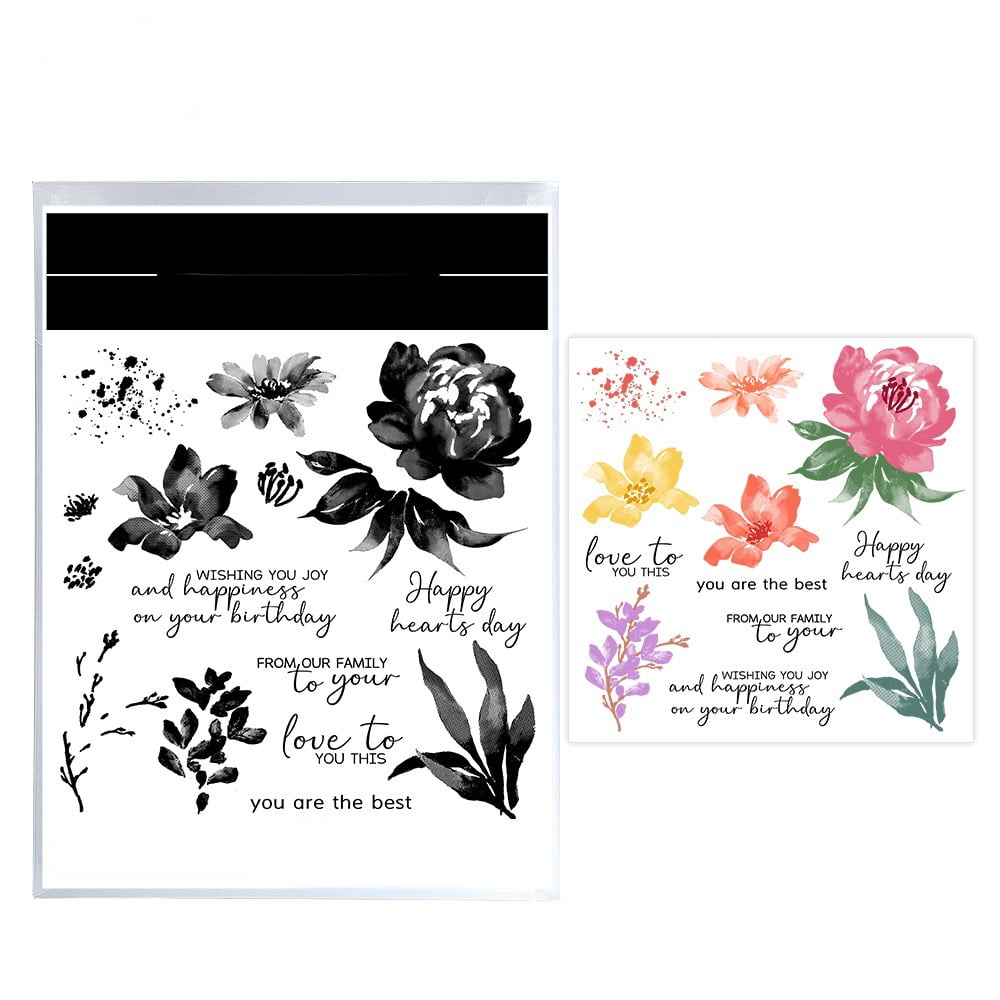 Rxuiael Stamps and Cutting Dies Sets for 2025-2026 Stamps Dies Card ...