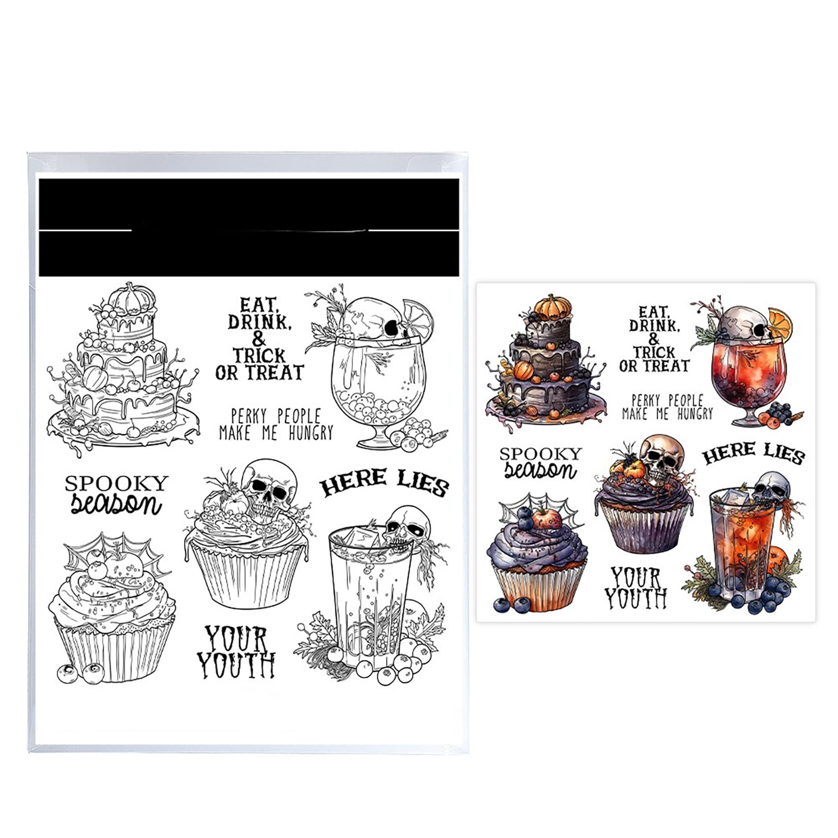 Rxuiael Stamps and Cutting Dies Sets for 2025-2026 Stamps Dies Card ...