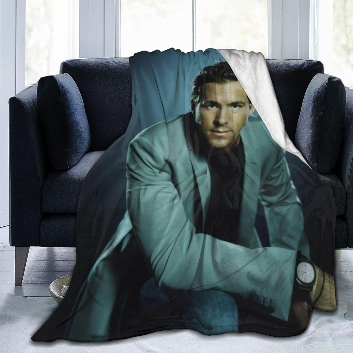 Ryan Actor Reynolds Throw Blanket Soft Plush Travel Blanket for Bedroom ...
