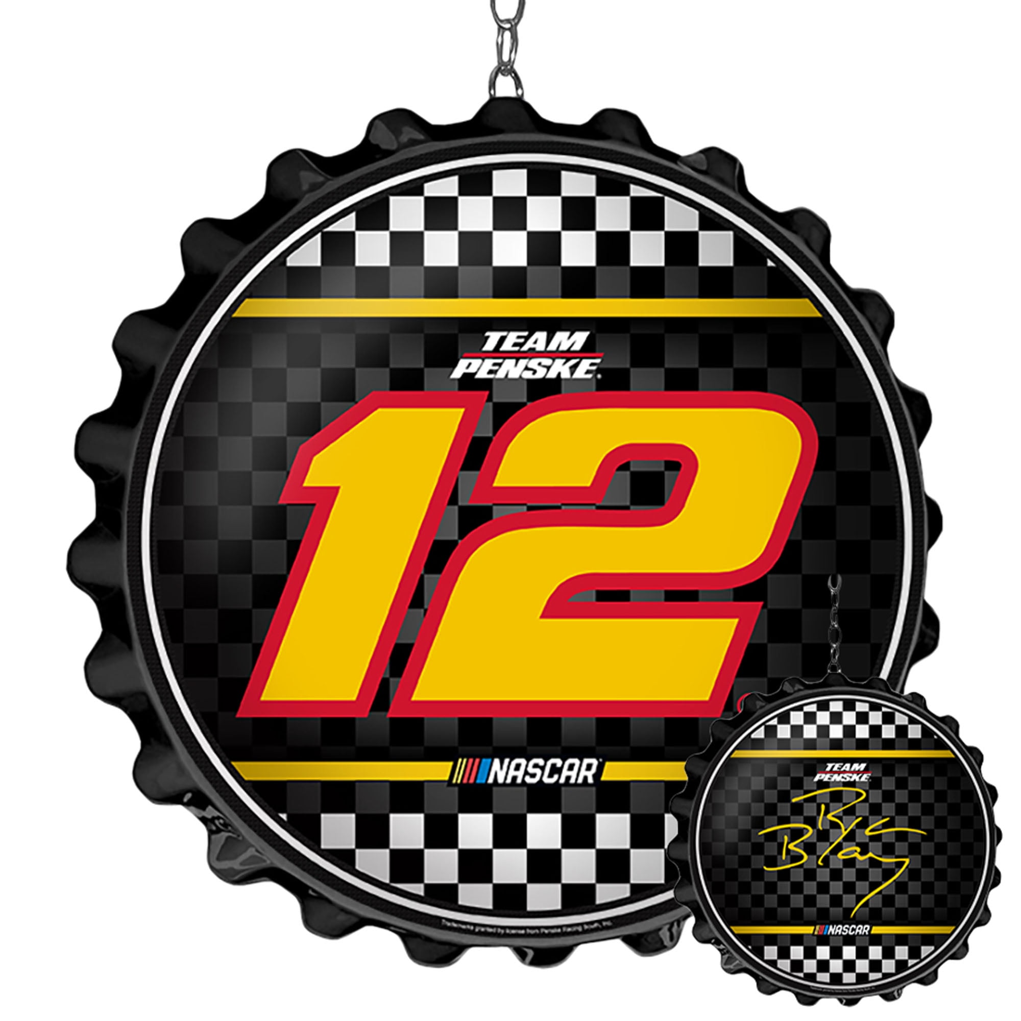 Ryan Blaney 19" Bottle Cap Wall Art Dangler - Walmart.com