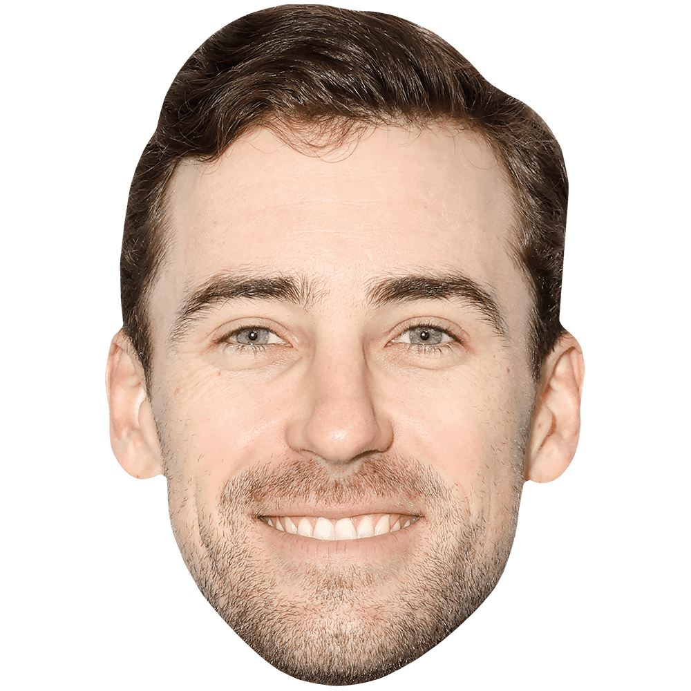 Ryan Blaney (Beard) Flat Cardboard Face - Walmart.com