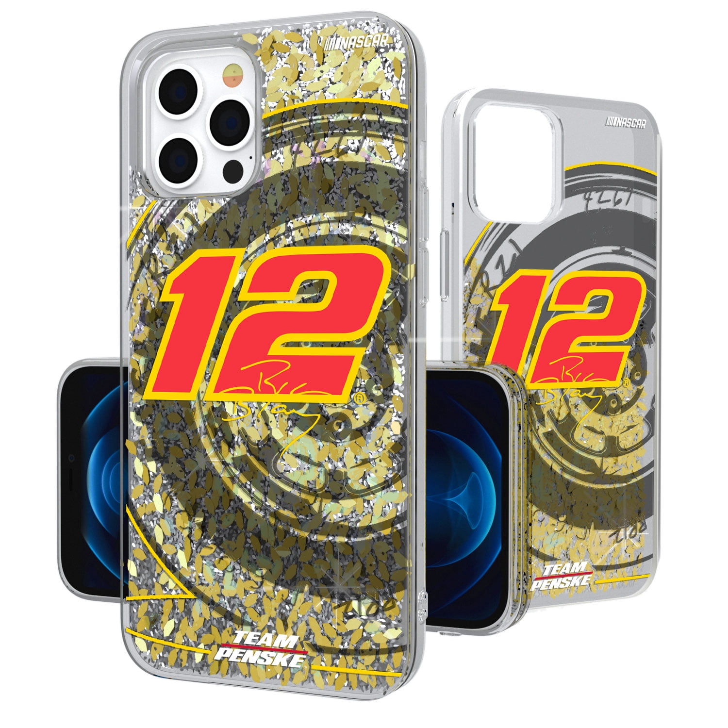Ryan Blaney Wheel Signature iPhone Glitter Case - Walmart.com