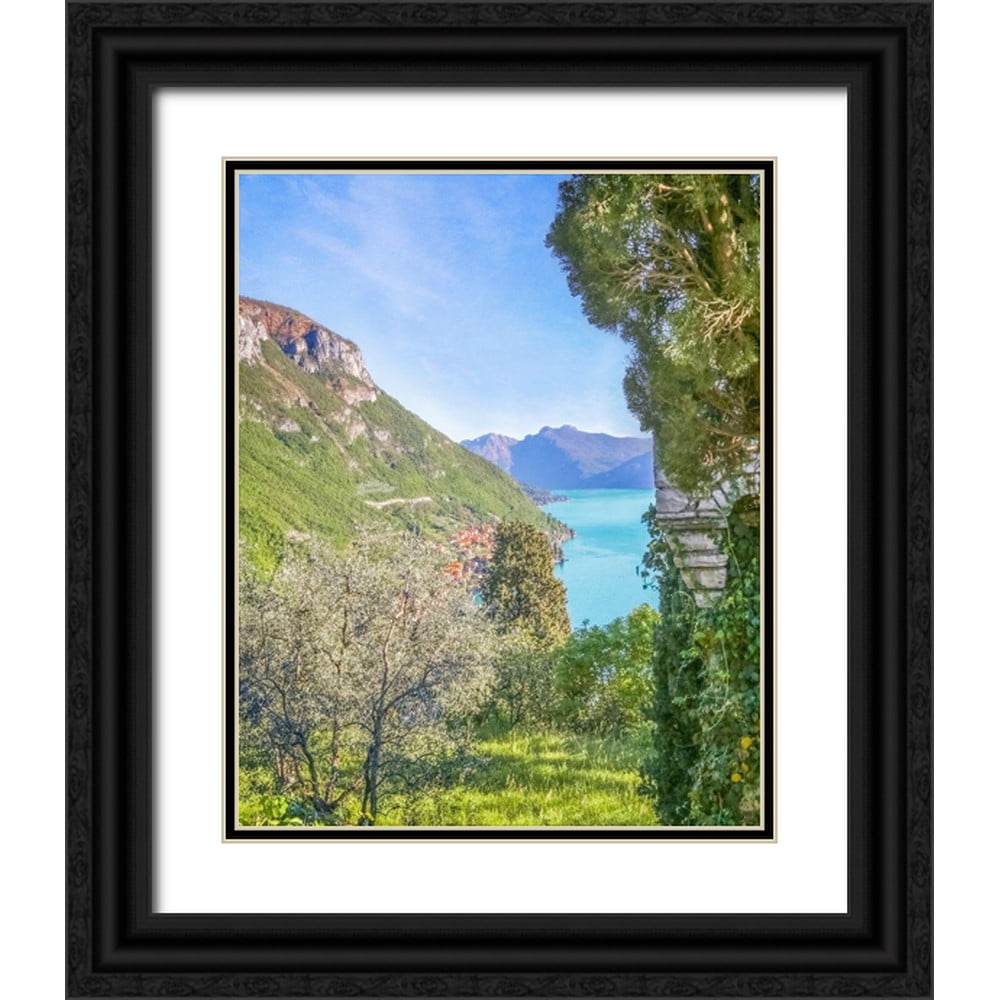 Ryan, Brooke T. 12x14 Black Ornate Wood Framed with Double Matting ...