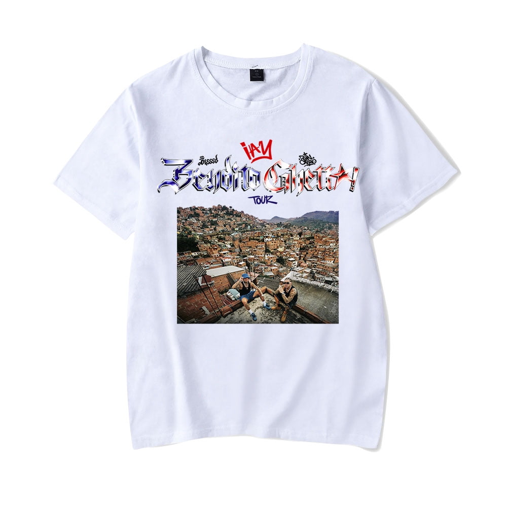 Ryan Castro T-shirt Ay Bendito Ghetto Tour 2024 Merch Women Men Casual ...
