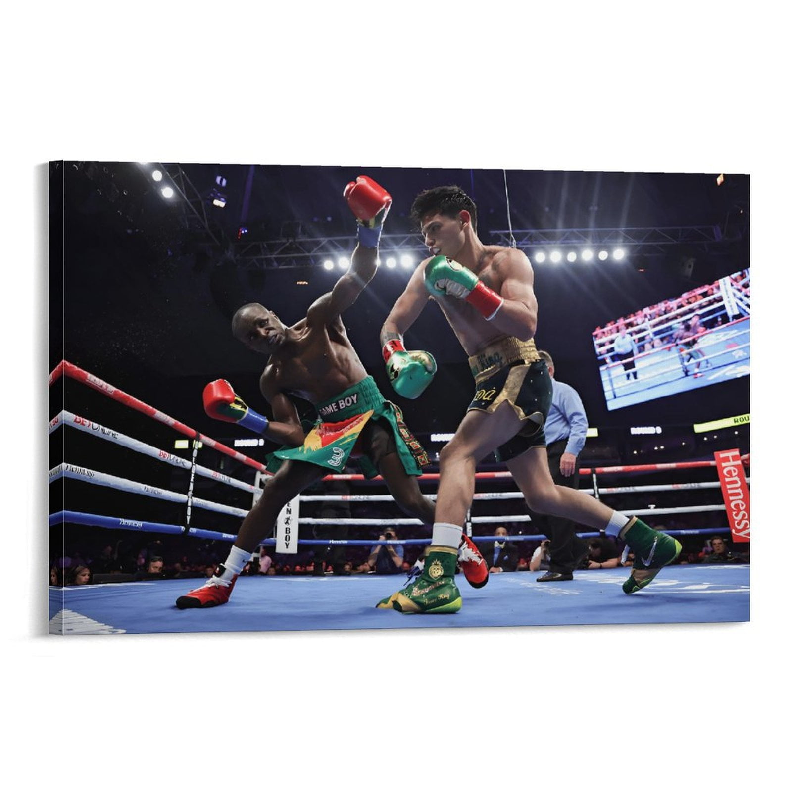 Ryan Garcia Athlete Boxer Male Cool Poster Painting On Canvas Wall Art ...
