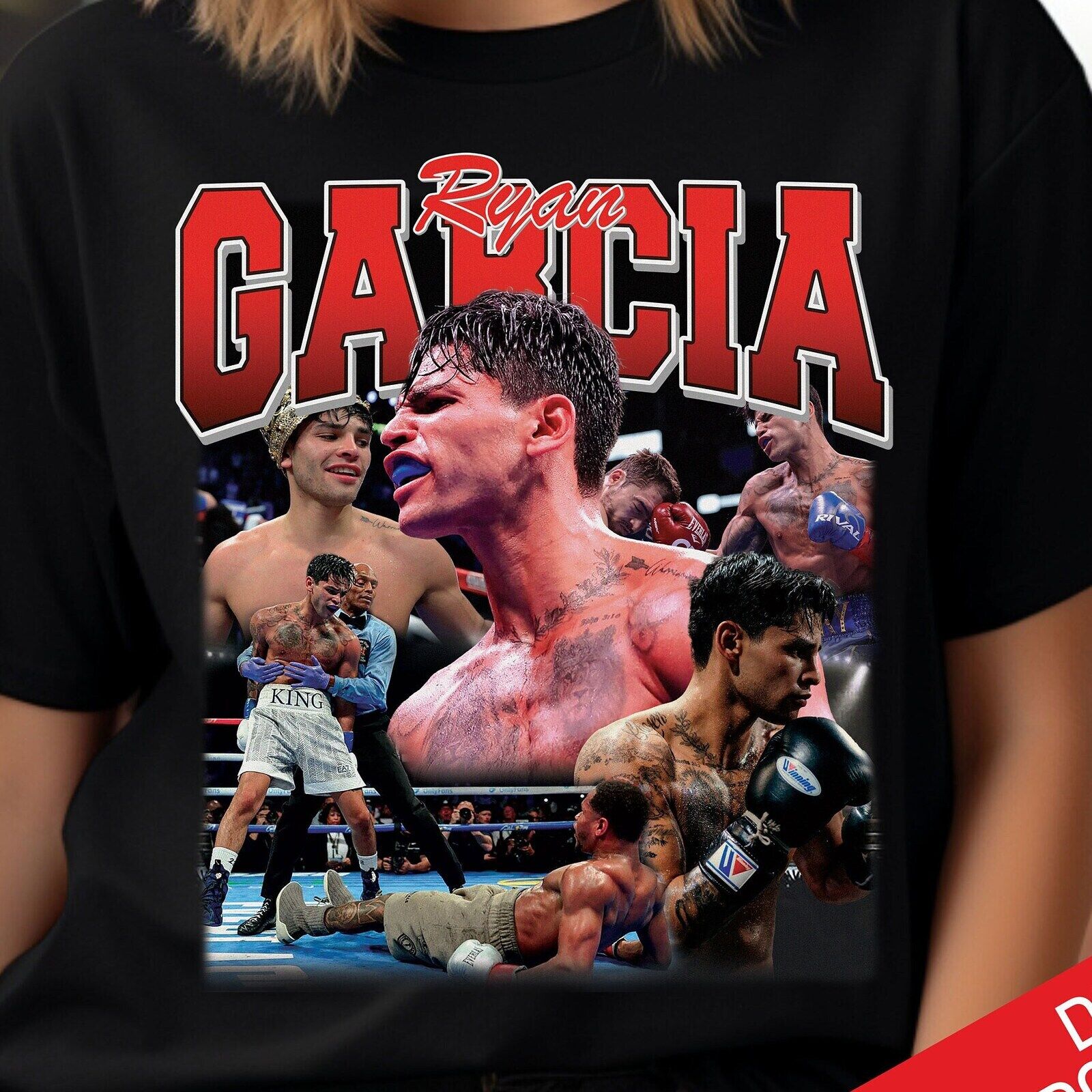 Ryan Garcia Boxing Tshirt Design, Boxing PNG Digital Download, Vintage ...