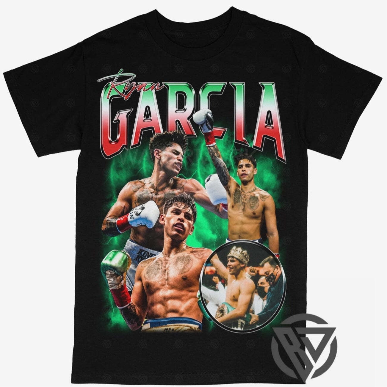 Ryan Garcia t-shirf Boxing Boxer Fighter Fighting Rap Style - Walmart.com