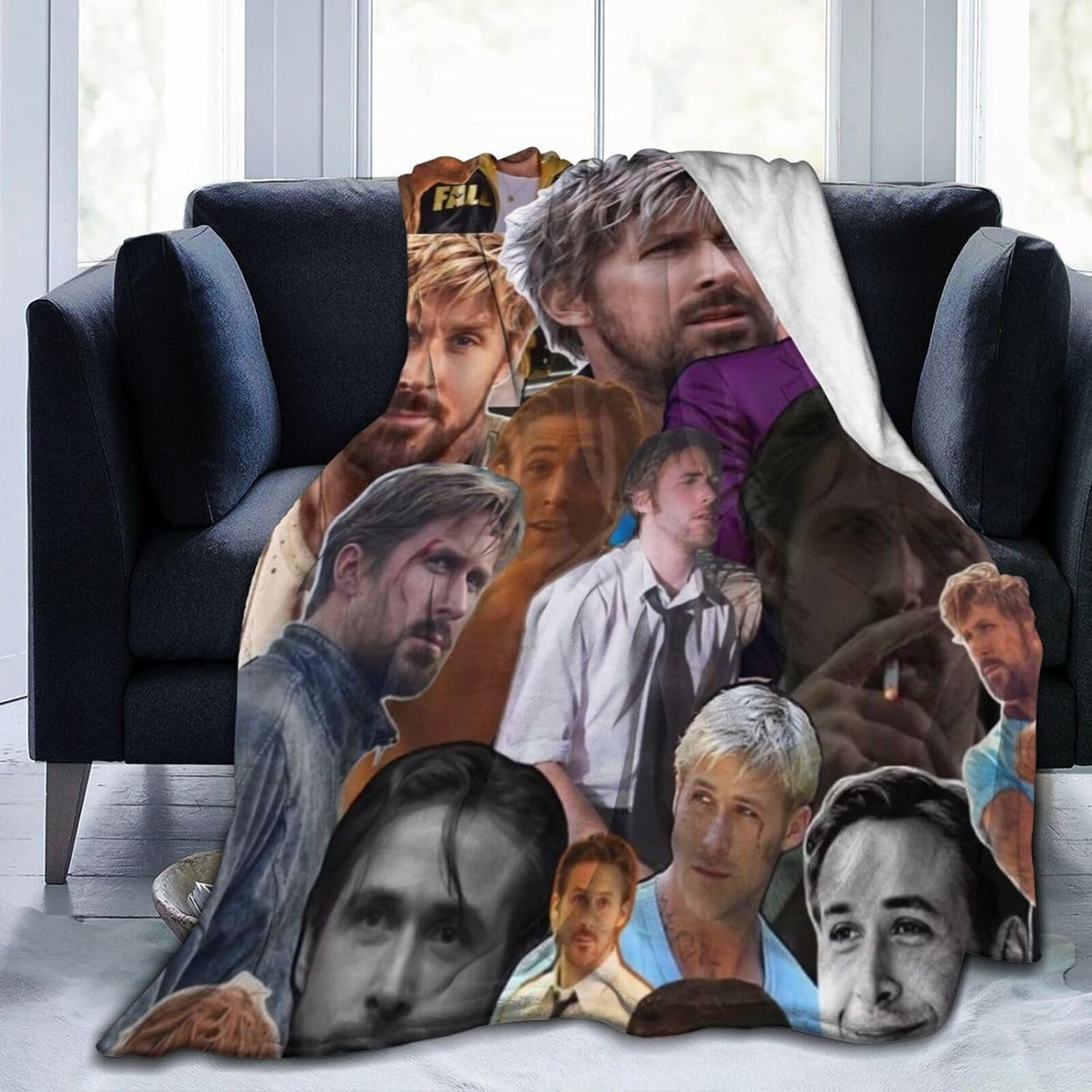 Ryan Gosling Blanket Bedding Fleece Blanket Soft Throw Blankets ...