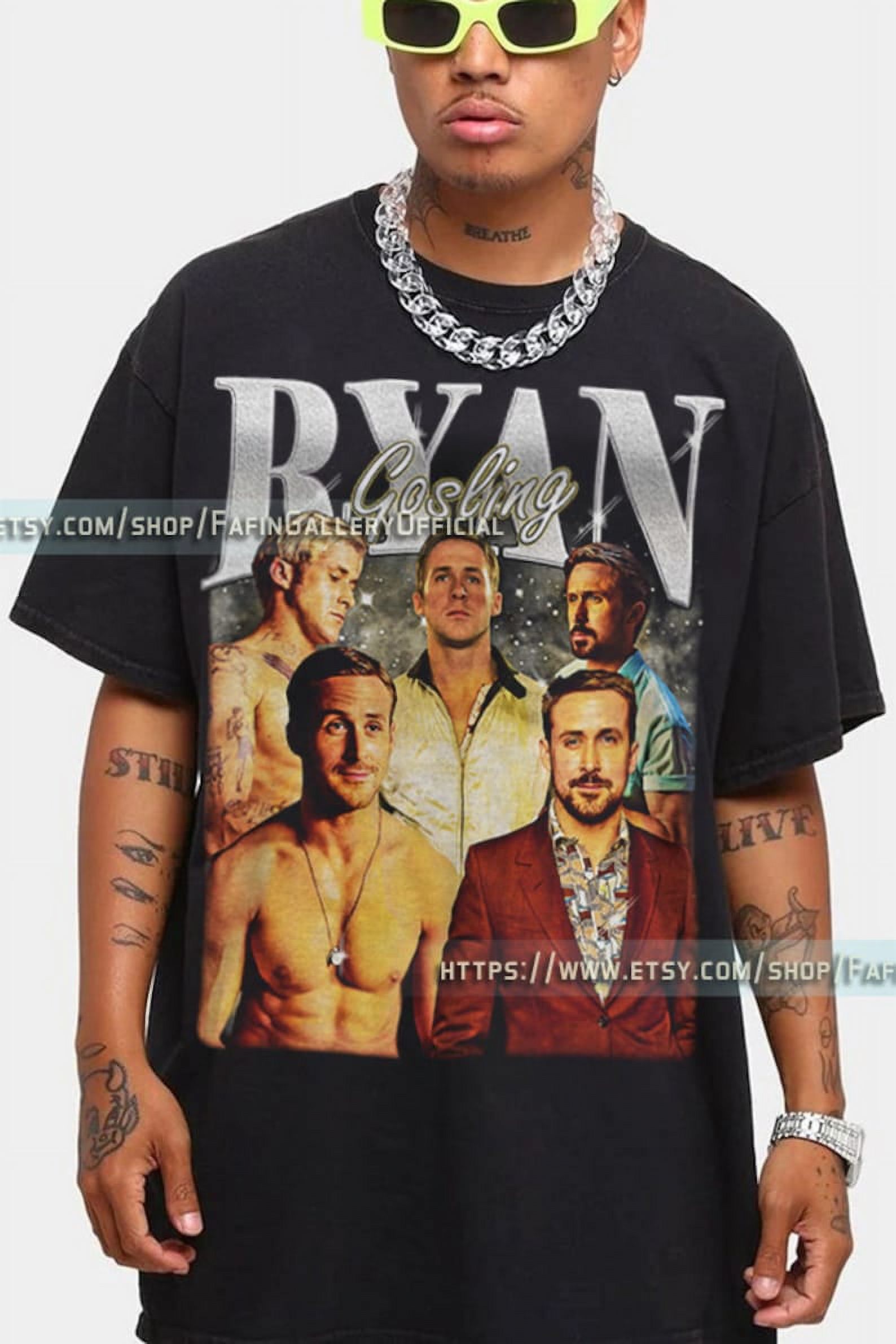Ryan Gosling Vintage Shirt | Ryan Gosling Homage Tshirt | Ryan Gosling ...